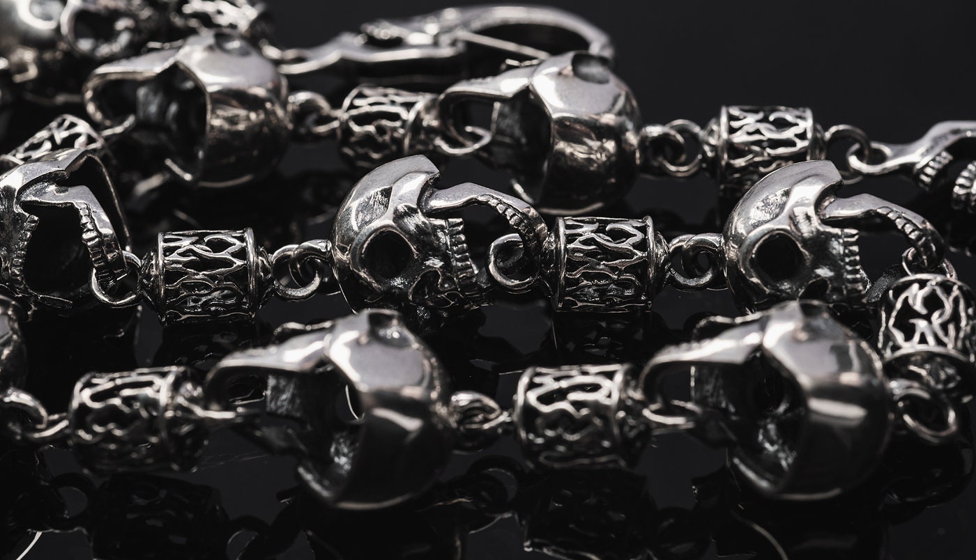 Hell Legion Chain, Silver Jeans Chain, Biker Chain, Biker Jewelry ...