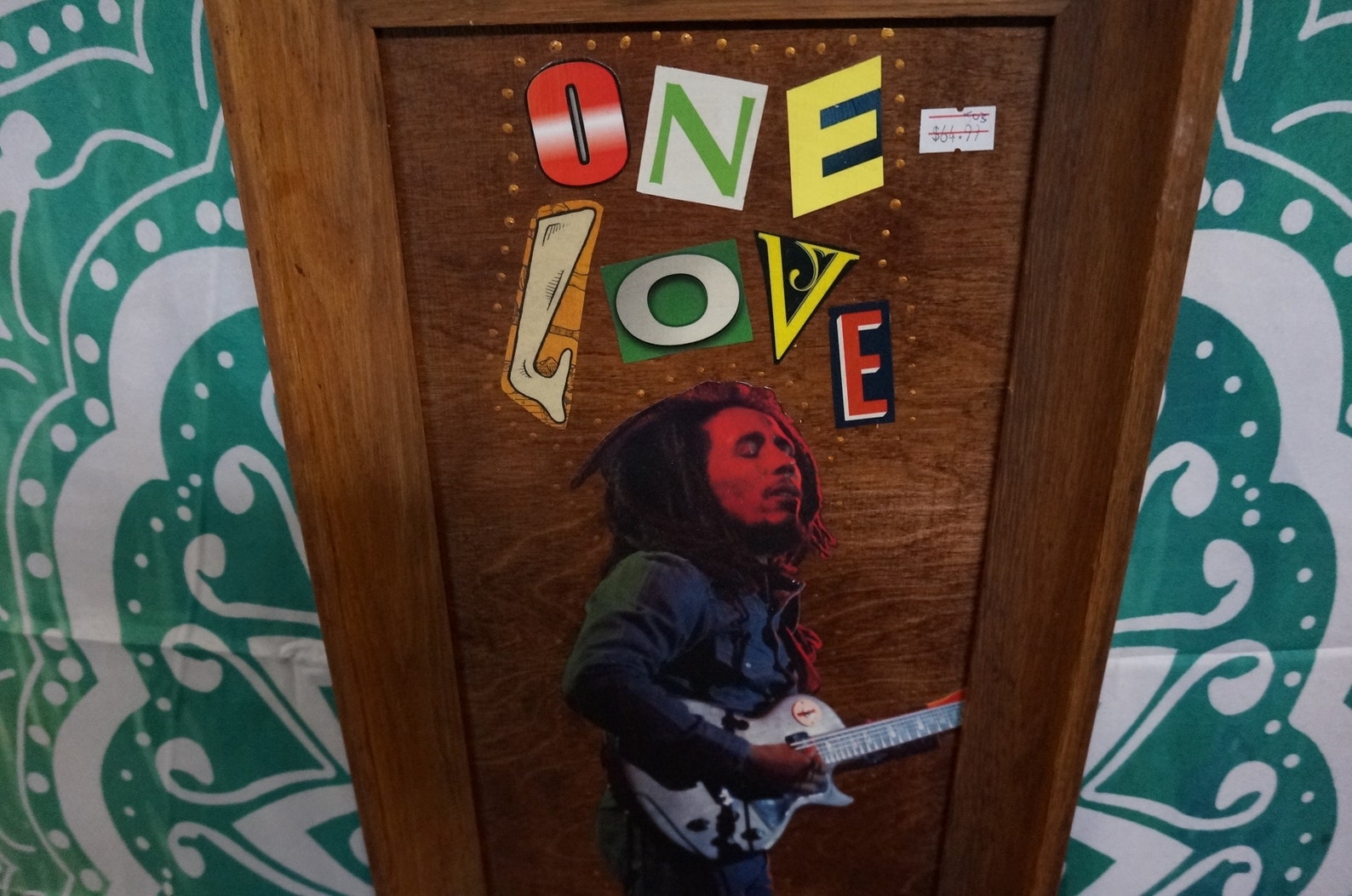 Bob Marley Wooden Frame - Etsy