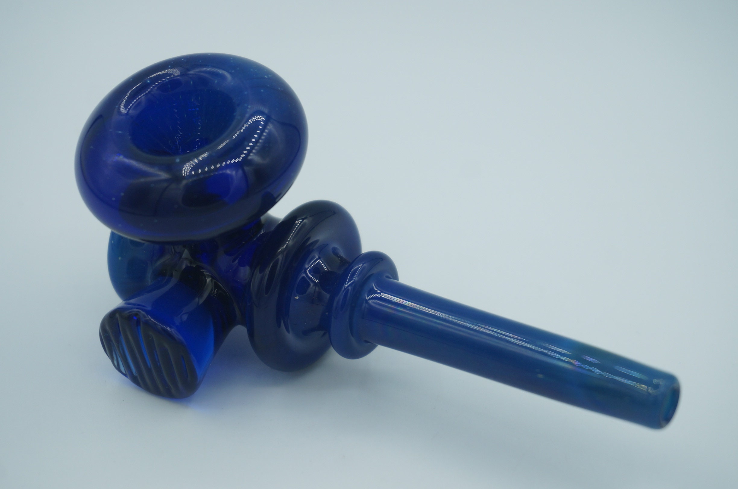 Hand Blown Glass Tobacco Pipe - Etsy