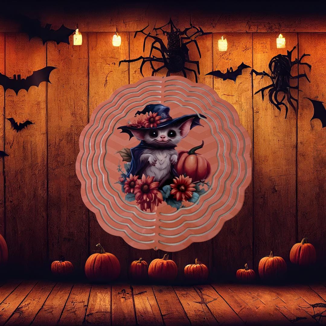 Halloween,wind Spinner,bat, Lawn Decor - Etsy