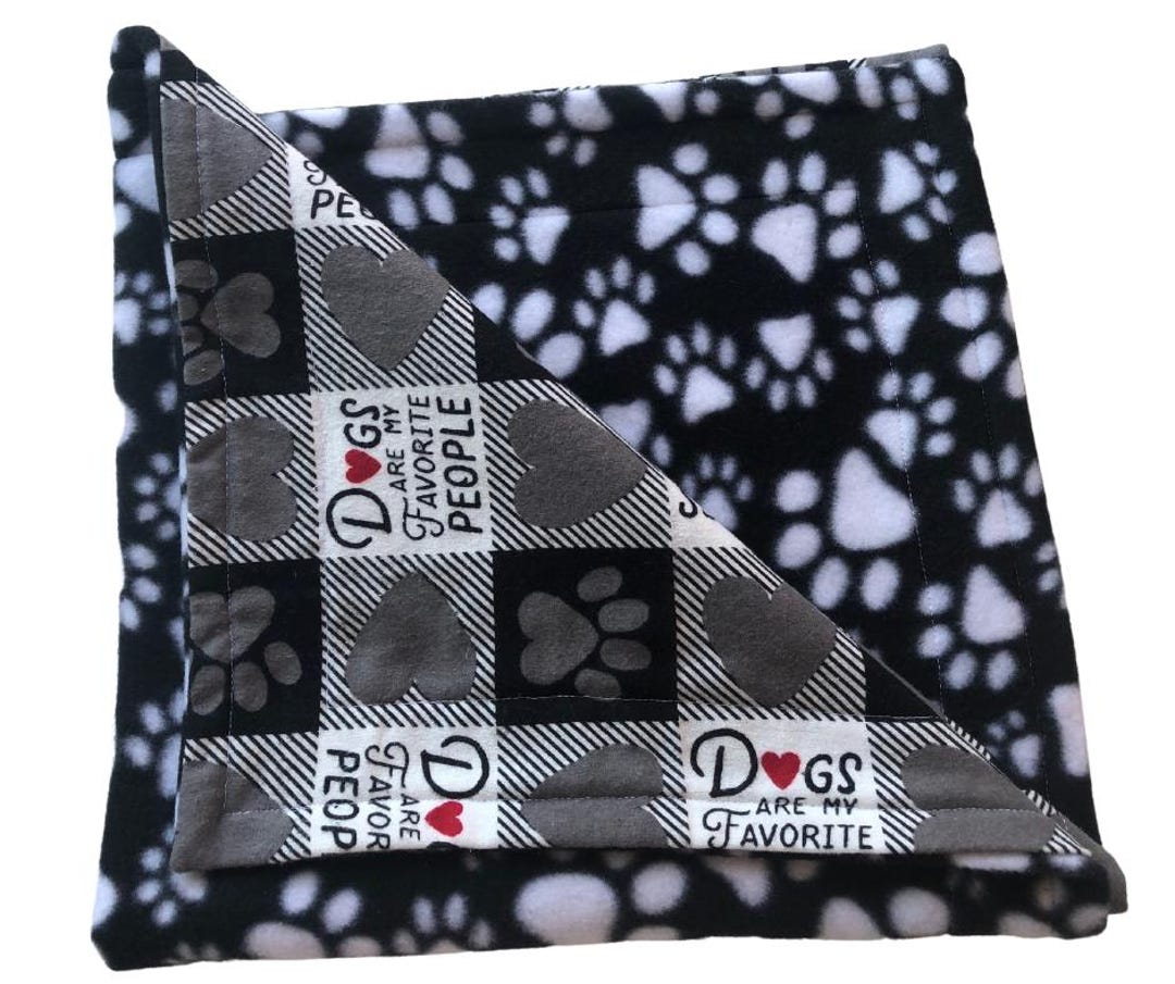 Pug and Stars Dog Blanket, Cozy Crate Pad, Pink - Etsy