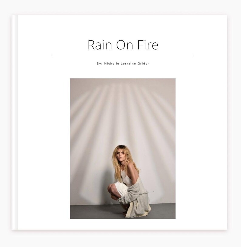 Rain on Fire - Etsy