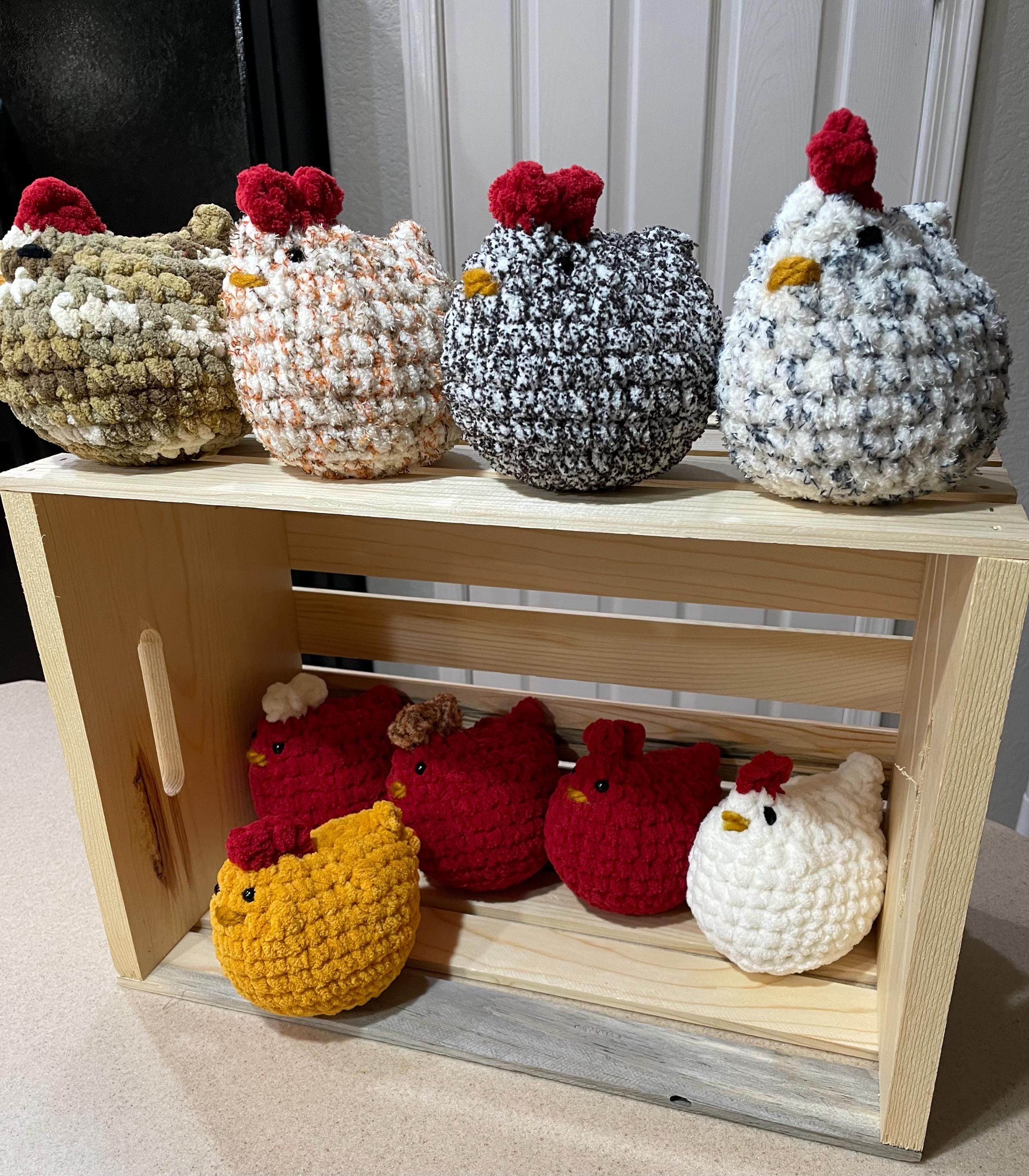Crochet Chickens, Handmade Crochet Chickens, Chickens - Etsy