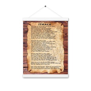 Ithaca Poem by Constantine Cavafy Wall Art Image Ithaka - Etsy