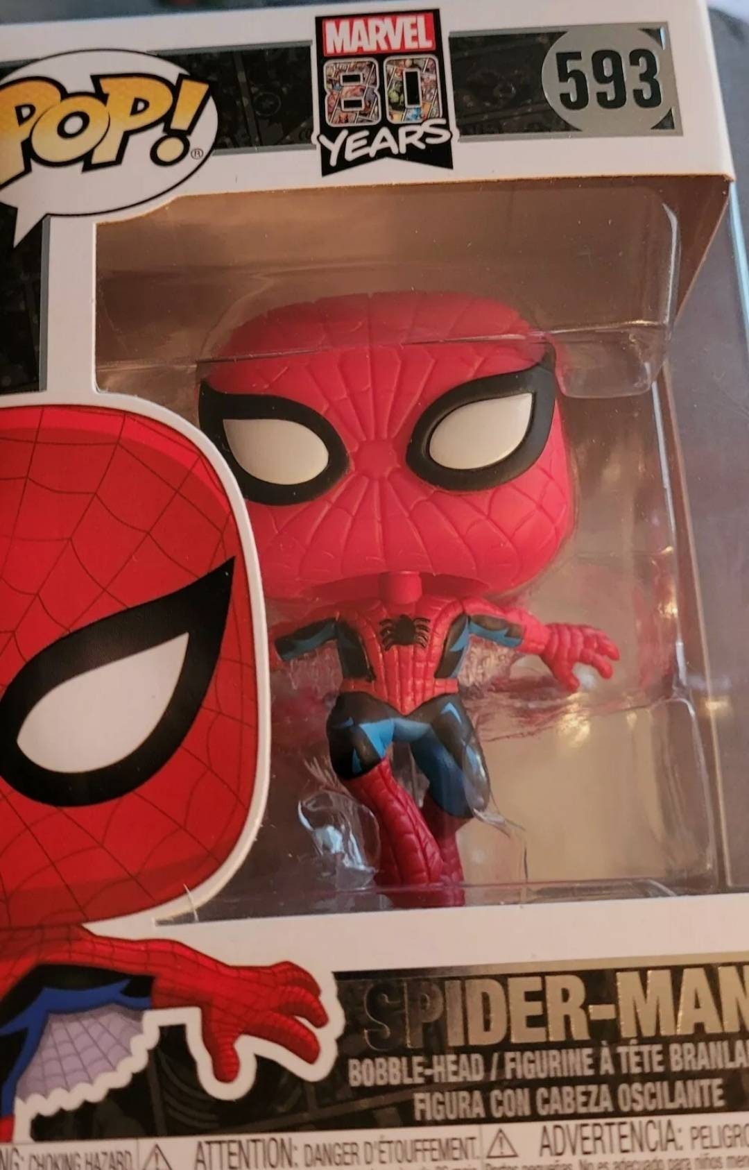 Funko Pop Marvel 80 Years Spider-Man 593 NIB | Etsy
