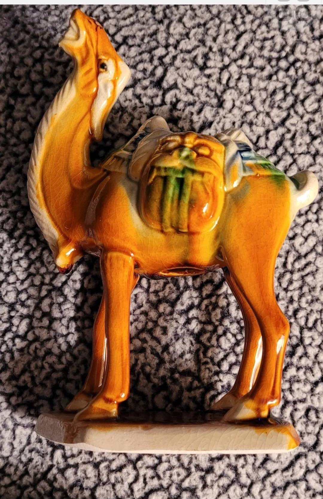 Vintage Chinese Pre-owned Ceramic Camel Figurine - Etsy