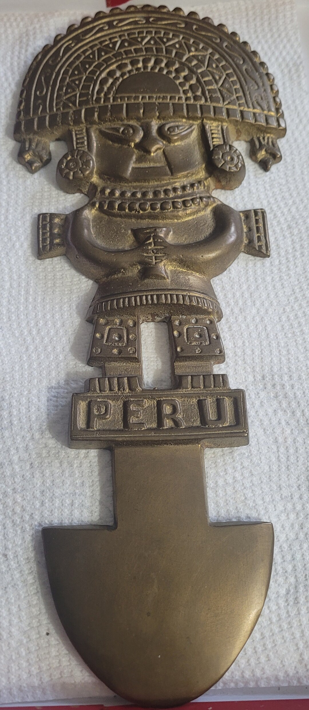 Peruvian Tumi God Brass Wall Hanging - Etsy