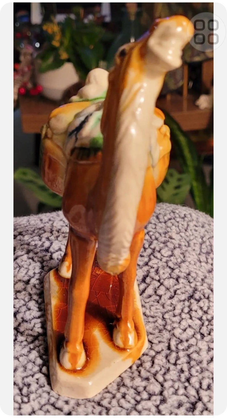 Vintage Chinese Pre-owned Ceramic Camel Figurine - Etsy