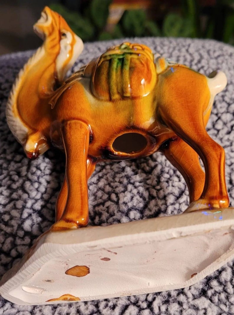 Vintage Chinese Pre-owned Ceramic Camel Figurine - Etsy