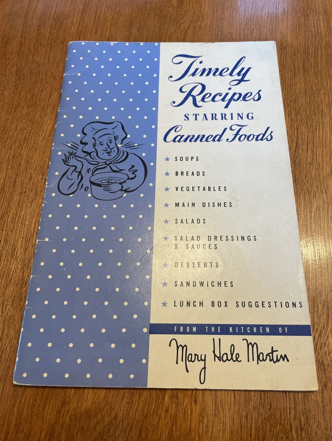 Timely Recipes Starring Canned Foods - From Libbys - Etsy