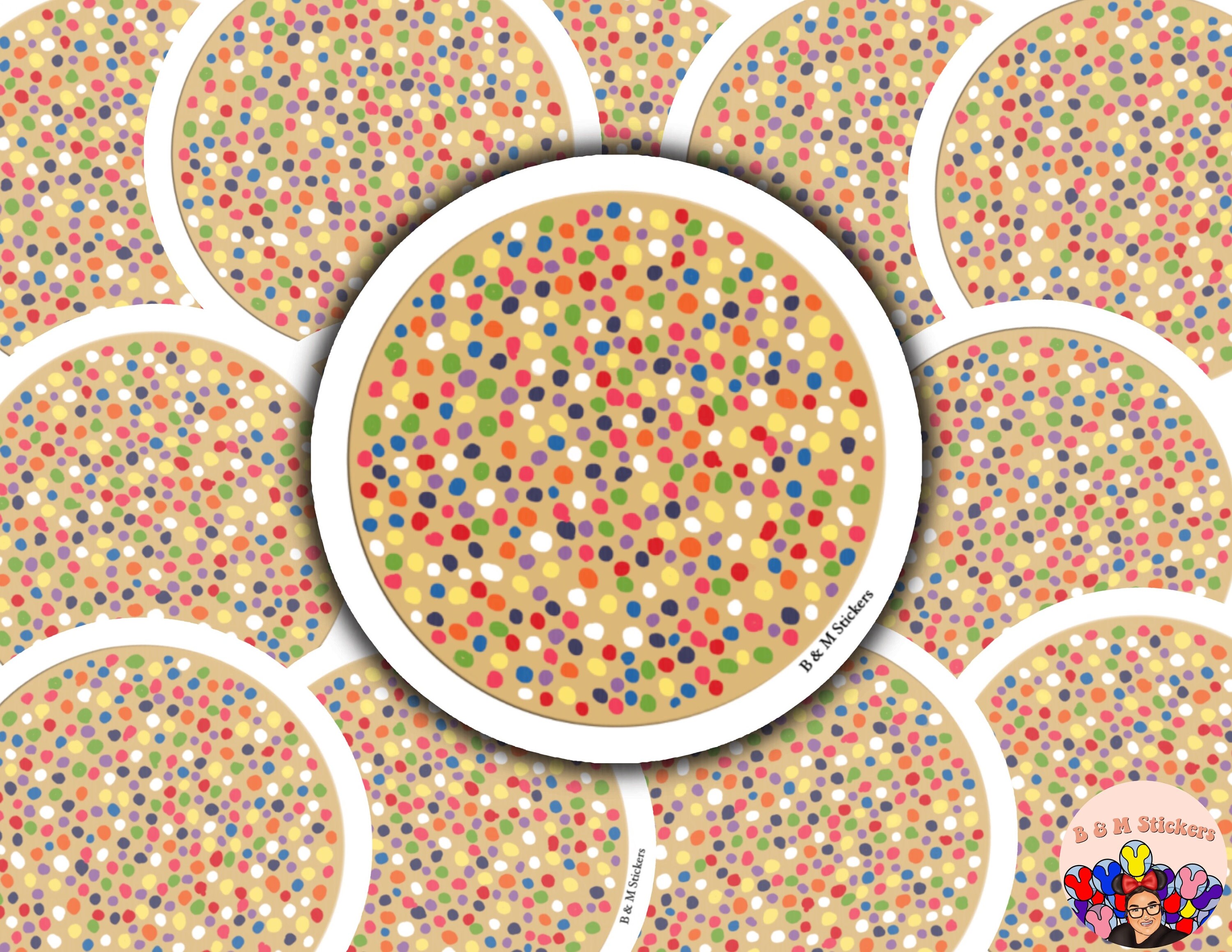 Pan Dulce Sticker Set 6 Food Sticker Water Bottle | Etsy