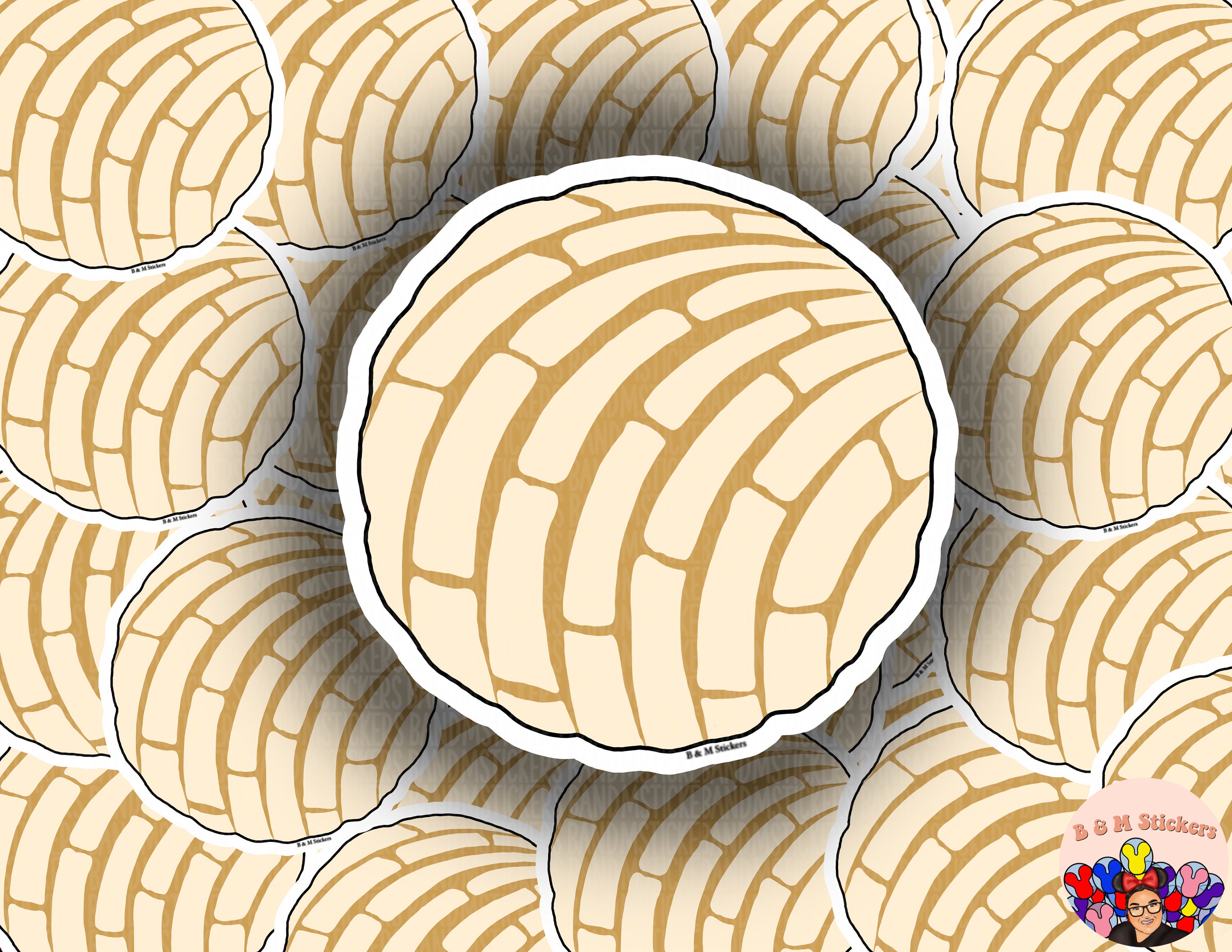 Pan Dulce Sticker Set 6 Food Sticker Water Bottle | Etsy