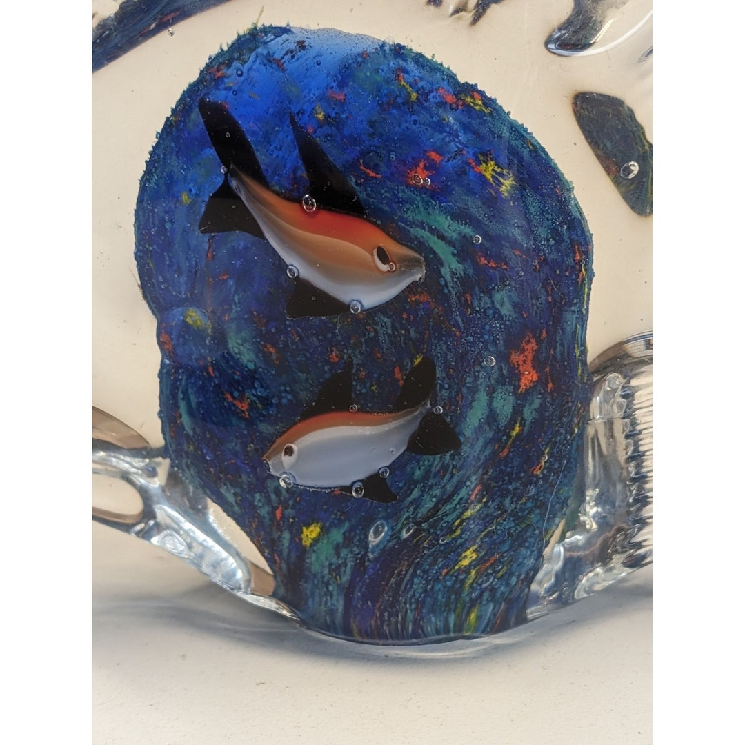 Murano Style Glass Fish Aquarium Fish Shaped. - Etsy