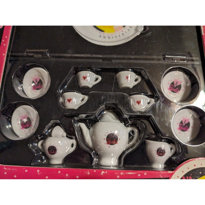 Barbie Limited Edition Tea Set - Etsy