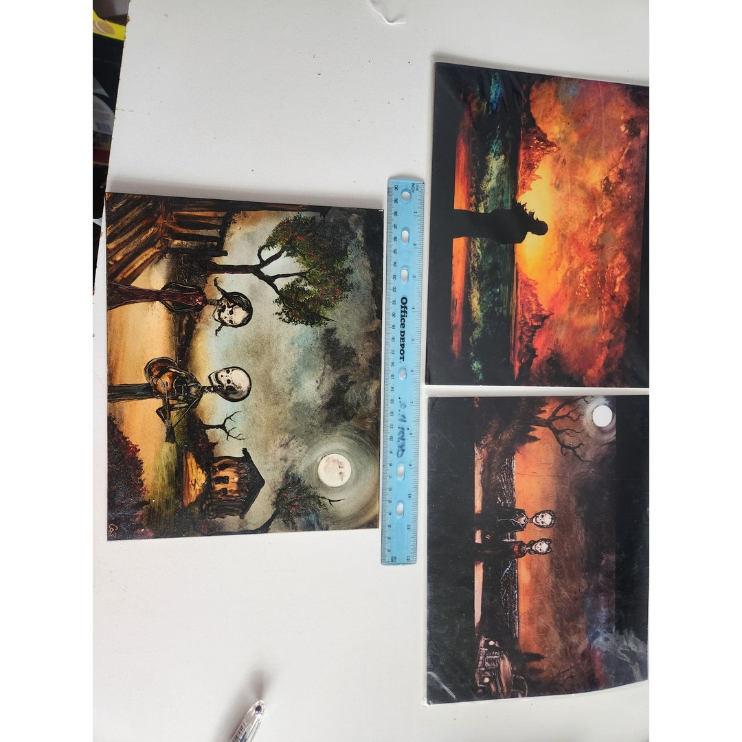 Coby O'brien 3 Art Work Pieces 2 on Stock Paper and 1 Signed on Clay ...