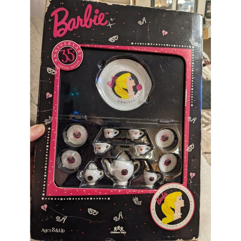 Barbie Limited Edition Tea Set - Etsy