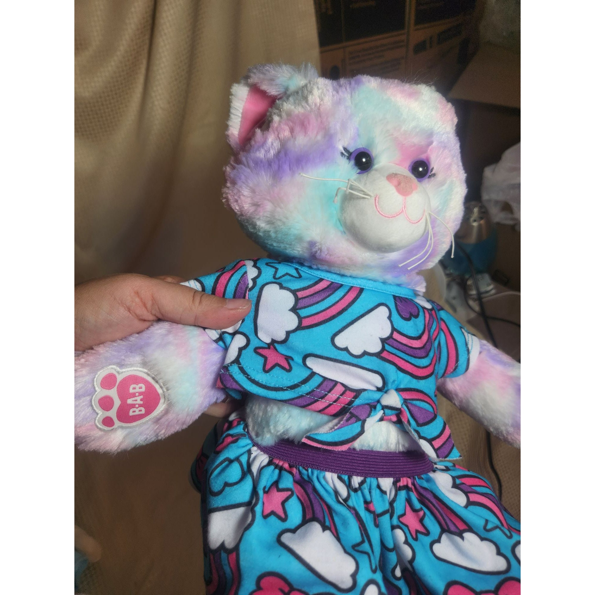 Stuffed Animals: Lucy From Charlie Brown, Build a Bear Kitty in Dress ...