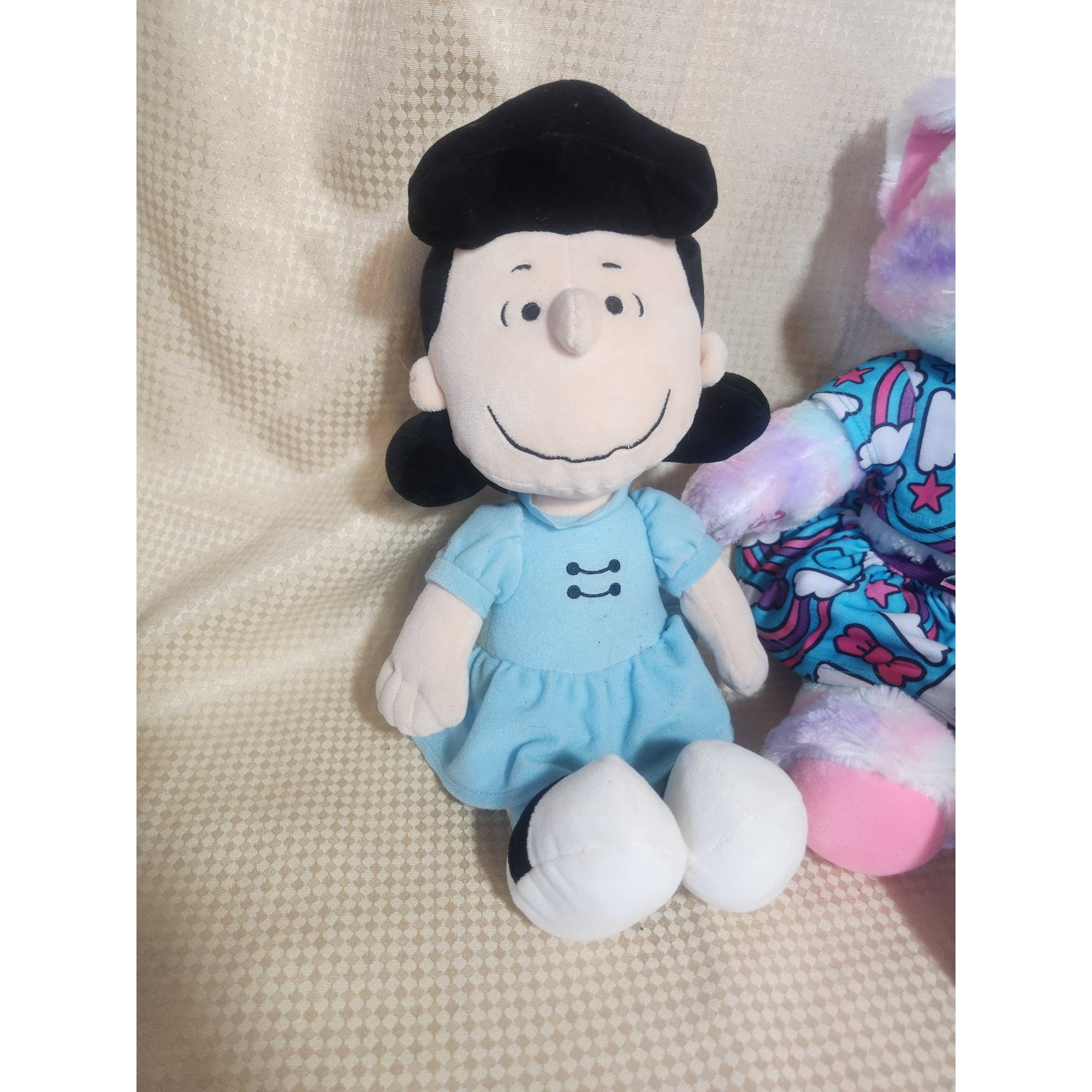 Stuffed Animals: Lucy From Charlie Brown, Build a Bear Kitty in Dress ...