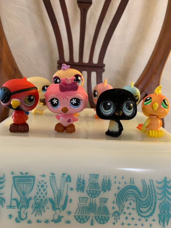 LPS Eight of the Littlest Pet Shop Bird Figures - Etsy