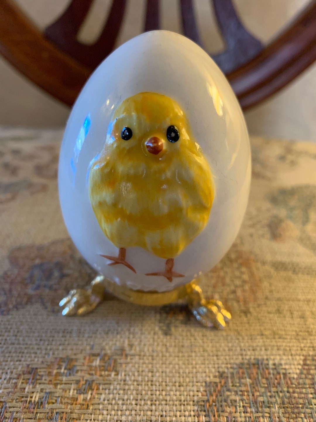 Vintage Goebel Germany “chick” on Easter Egg Figure! - Etsy
