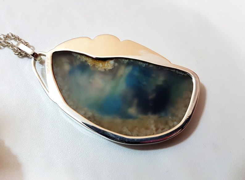 Painted on an Agate Stone. Mermaid With Lotus Flowers. Double - Etsy