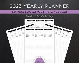 Future Log Layout - Etsy