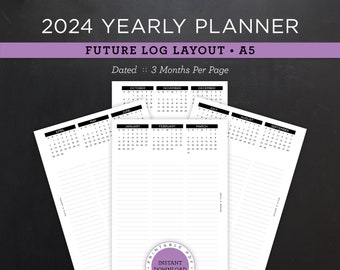 2024 Budget Planner Printable Overview Layout for Yearly & Monthly ...