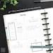 Undated Weekly Planner Printable • Quadrant Layout • 7" X 9.25" HP ...