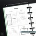Undated Weekly Planner Printable Quadrant Layout 4.625 X 7 HP Mini Size ...