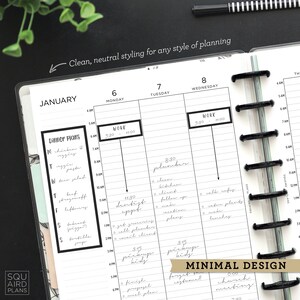 2025 Weekly Planner Printable • Hourly Vertical Layout • 7" X 9.25" HP ...