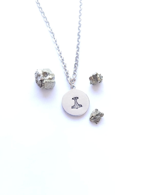 Detailed Mjolnir Thor's Hammer Charm Necklace Vikings - Etsy