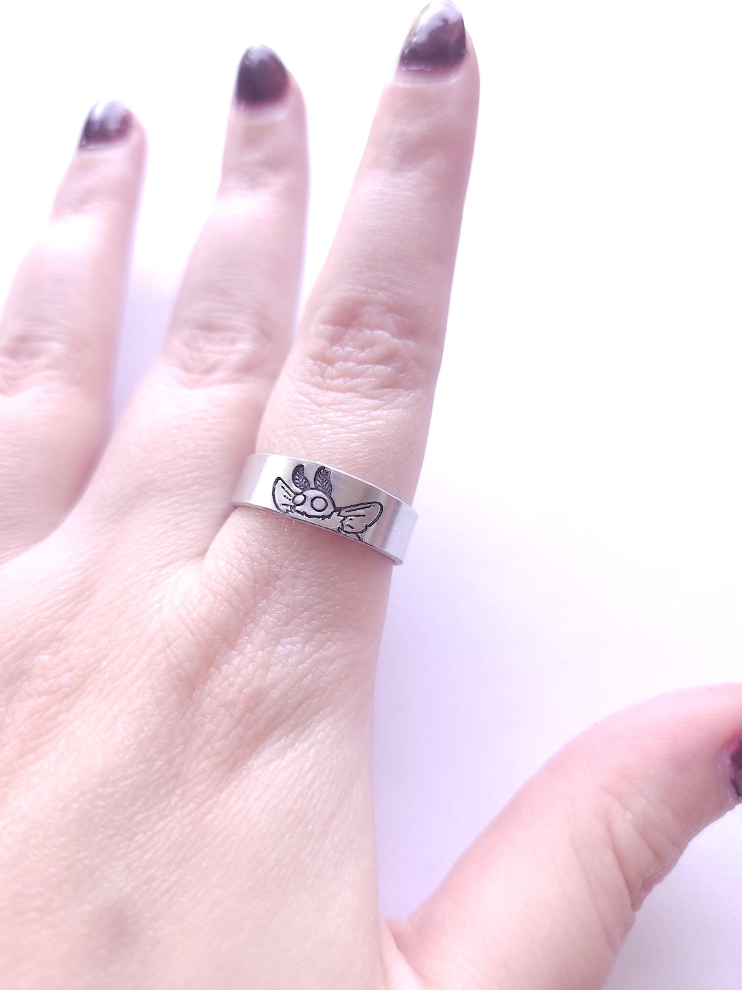 Mothman Ring, Moth Ring, Halloween Jewelry, Cryptid , Legendary ...