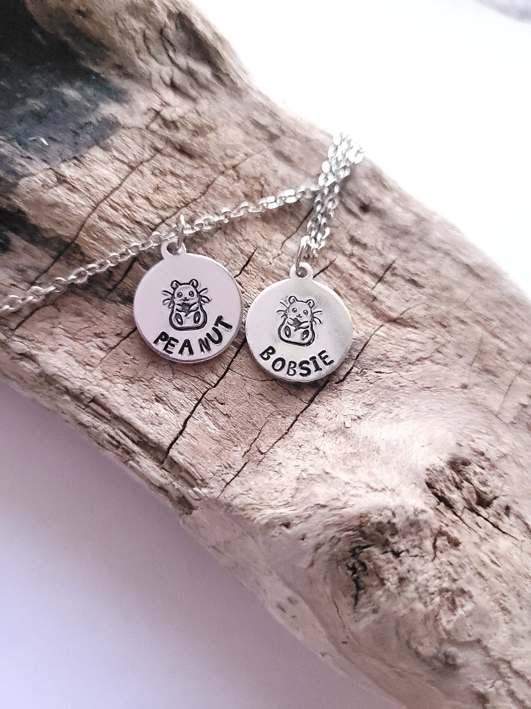 Hamster Name Charm Necklace, Jewelry, Ham Parent, 18" Stainless Steel ...