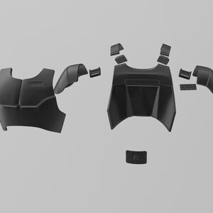 Imperial Security Bureau ISB Full Size Wearable Armor, Custom Sized ...