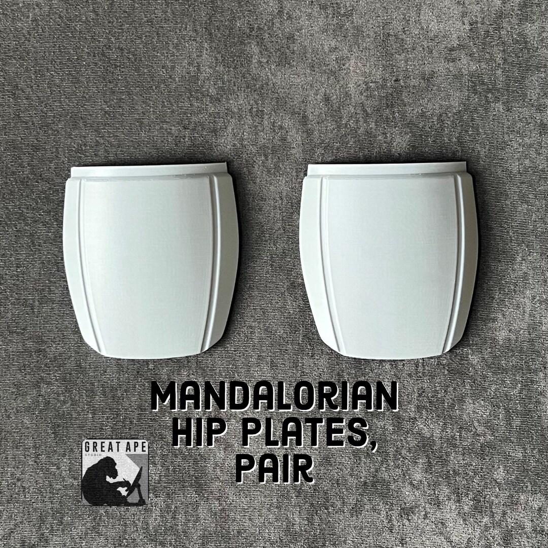 Mandalorian Hip Plate Armor, Custom Sized, Manufactured & Shipped From ...