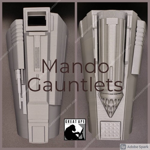 Bo-katan Koska Reeves Mandalorian Gauntlets Bracer Vambrace - Etsy