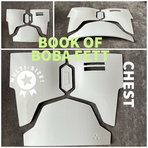 Book of Boba Fett Chest Armor Bobf Boba Fett Mandalorian - Etsy
