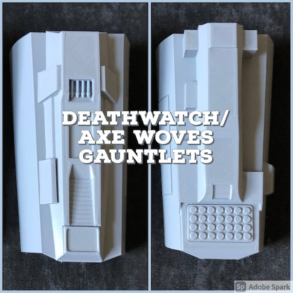 Deathwatch Gauntlets Axe Woves Gauntlets Nite Owl | Etsy