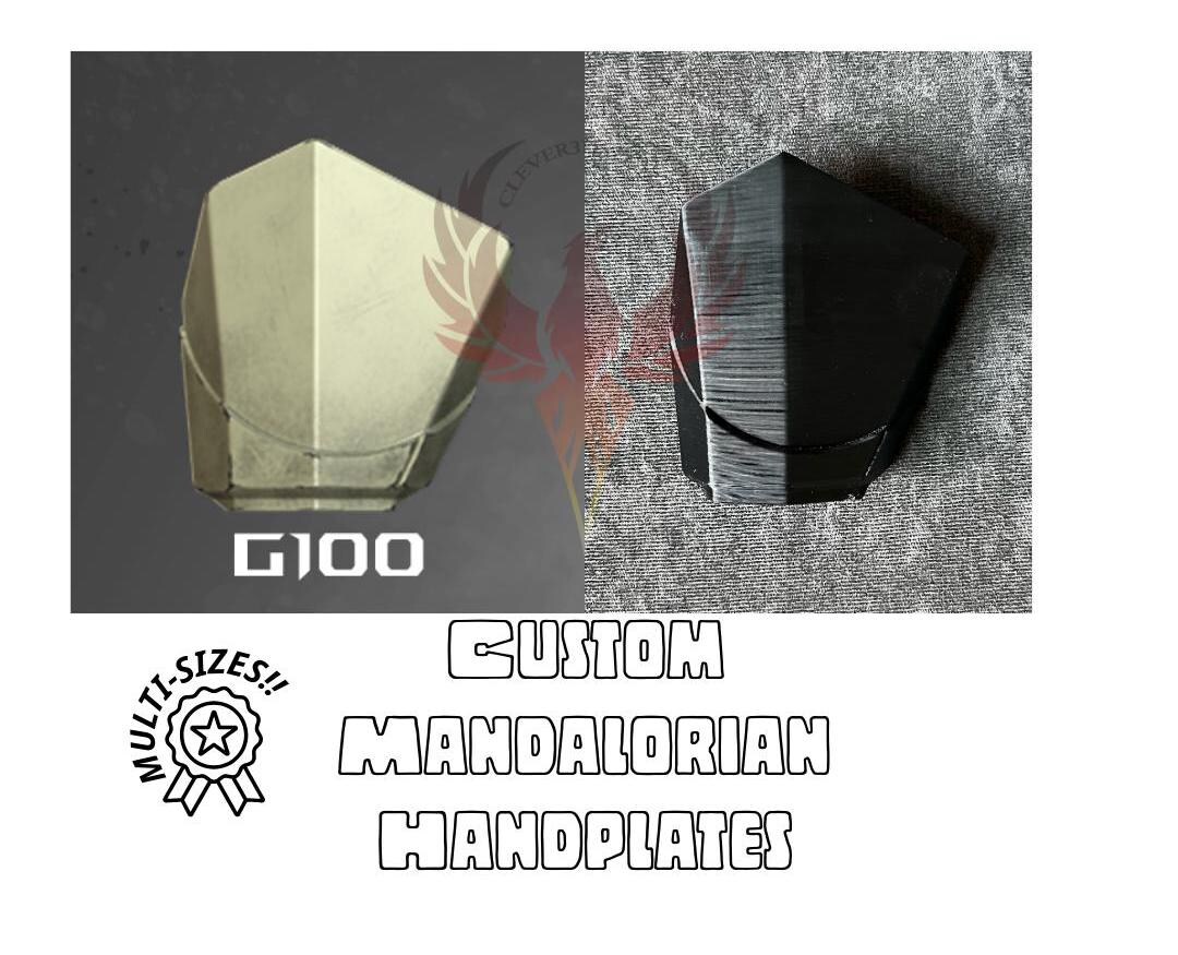 Custom Design Mandalorian Hand Plates, Pair, Custom Size, Hand Armor ...