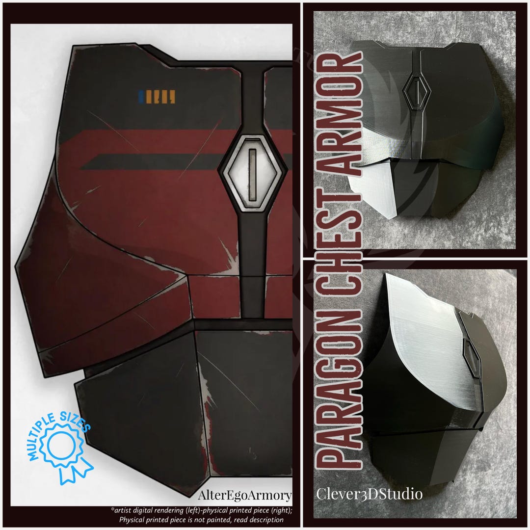 Paragon Duraplate AEA Chest Armor Custom Mandalorian Chest Plate ...