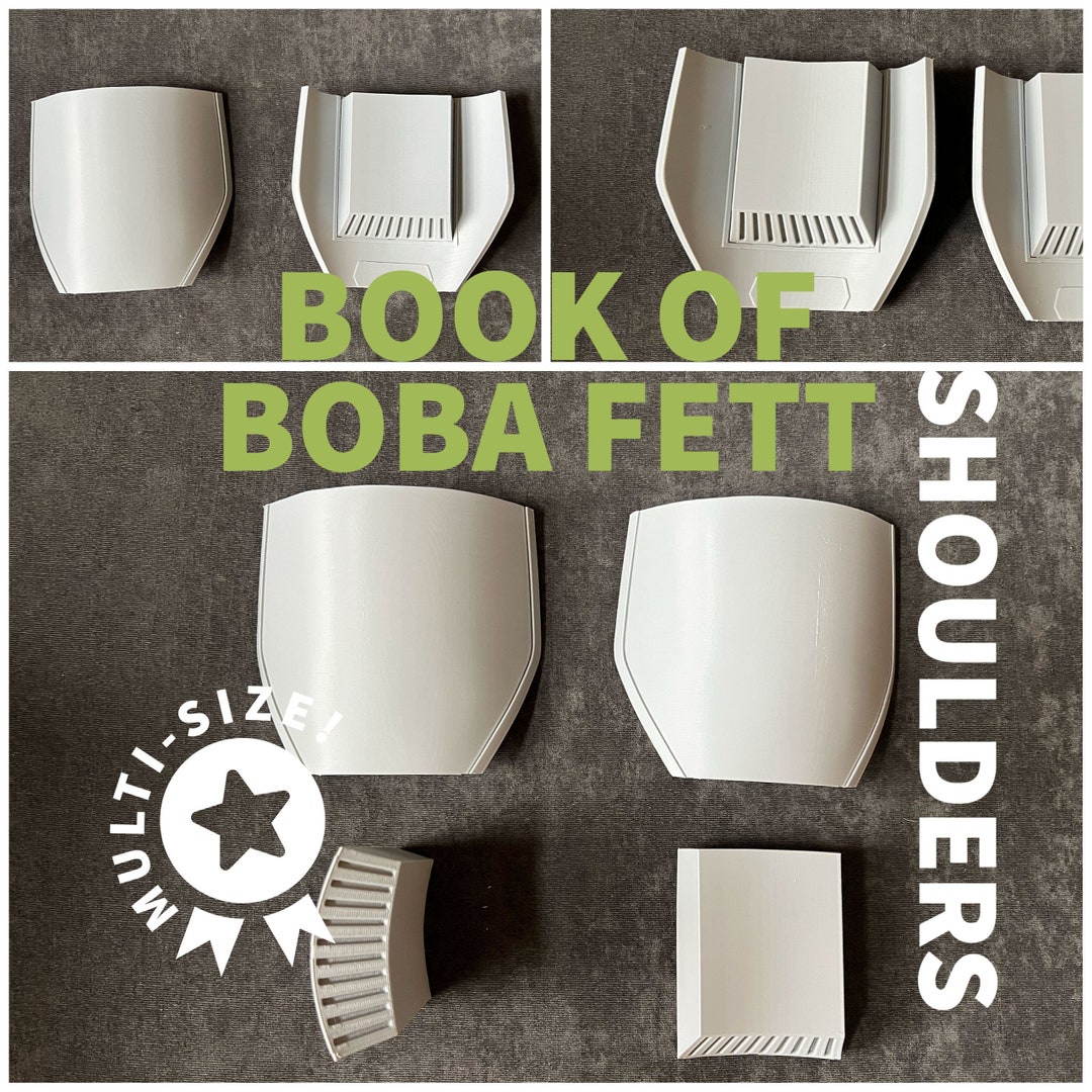 Shoulder Armor; Boba Fett / the Book of Boba Fett / Mandalorian - Etsy