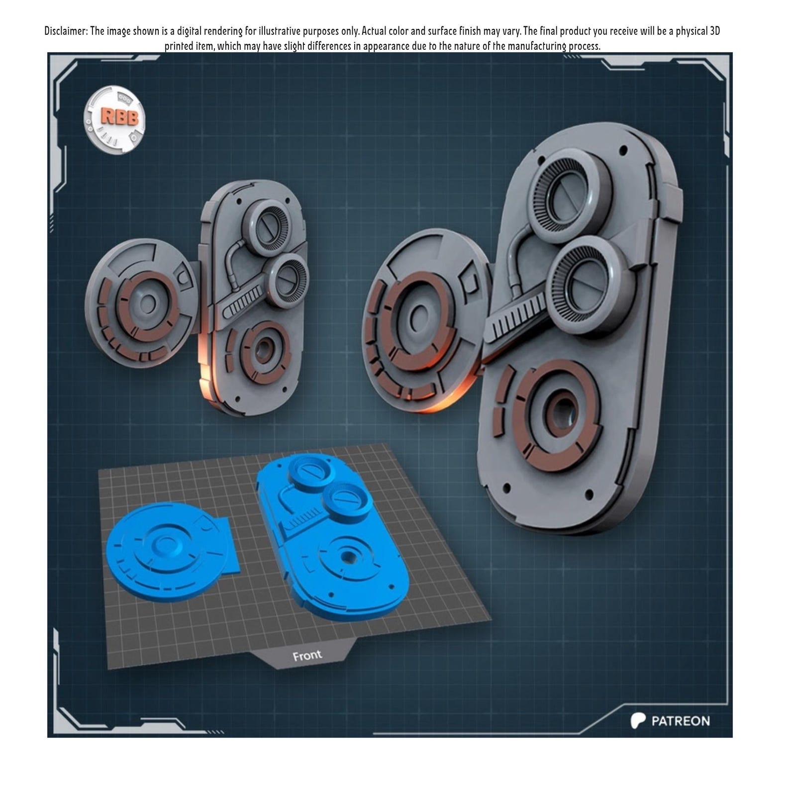 SW Outlaws Wall Control Panel Greeble; Room Panel Greebles; Galactic ...