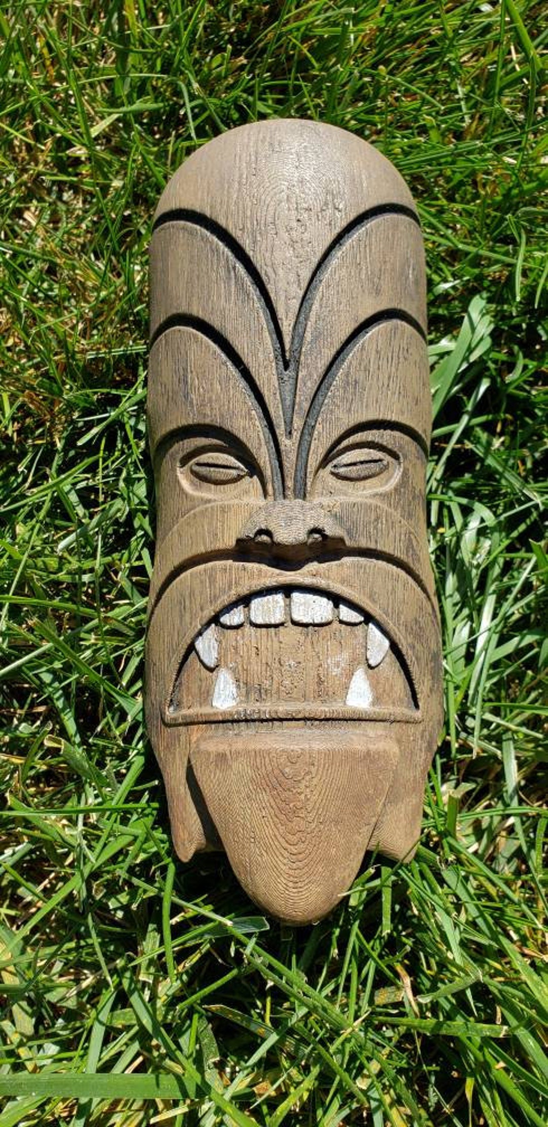 Wookie Tiki Head, Hand Painted, Wall Art, Christmas Gift Present - Etsy