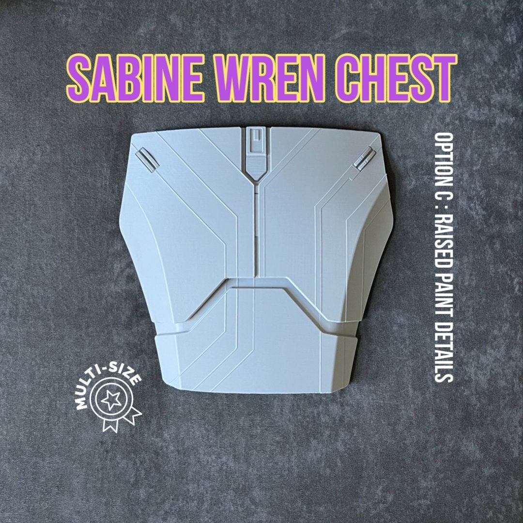 Sabine Wren, Ahsoka Season 1, Chest Armor and Ab Plate, Armor Piece ...