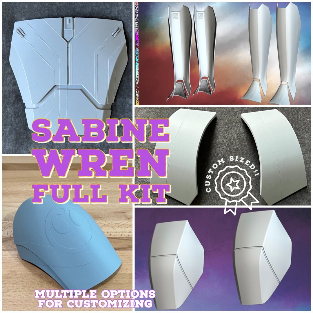 Full Kit Sabine Wren/ Mandalorian/ Ahsoka Season 1 Full Armor Kit ...