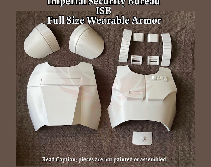 Imperial Security Bureau ISB Full Size Wearable Armor, Custom Sized ...
