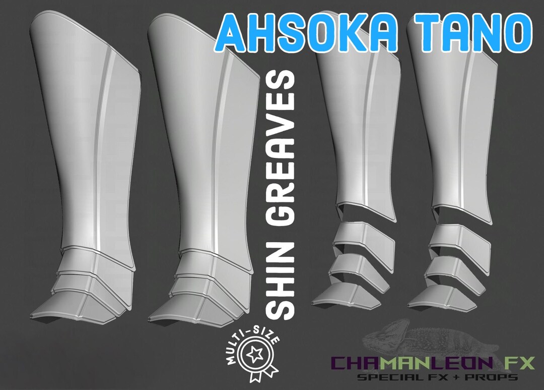 Ahsoka Tano Shin Greaves, Shin Armor, Season 1, Armor Piece, Pair Shins ...