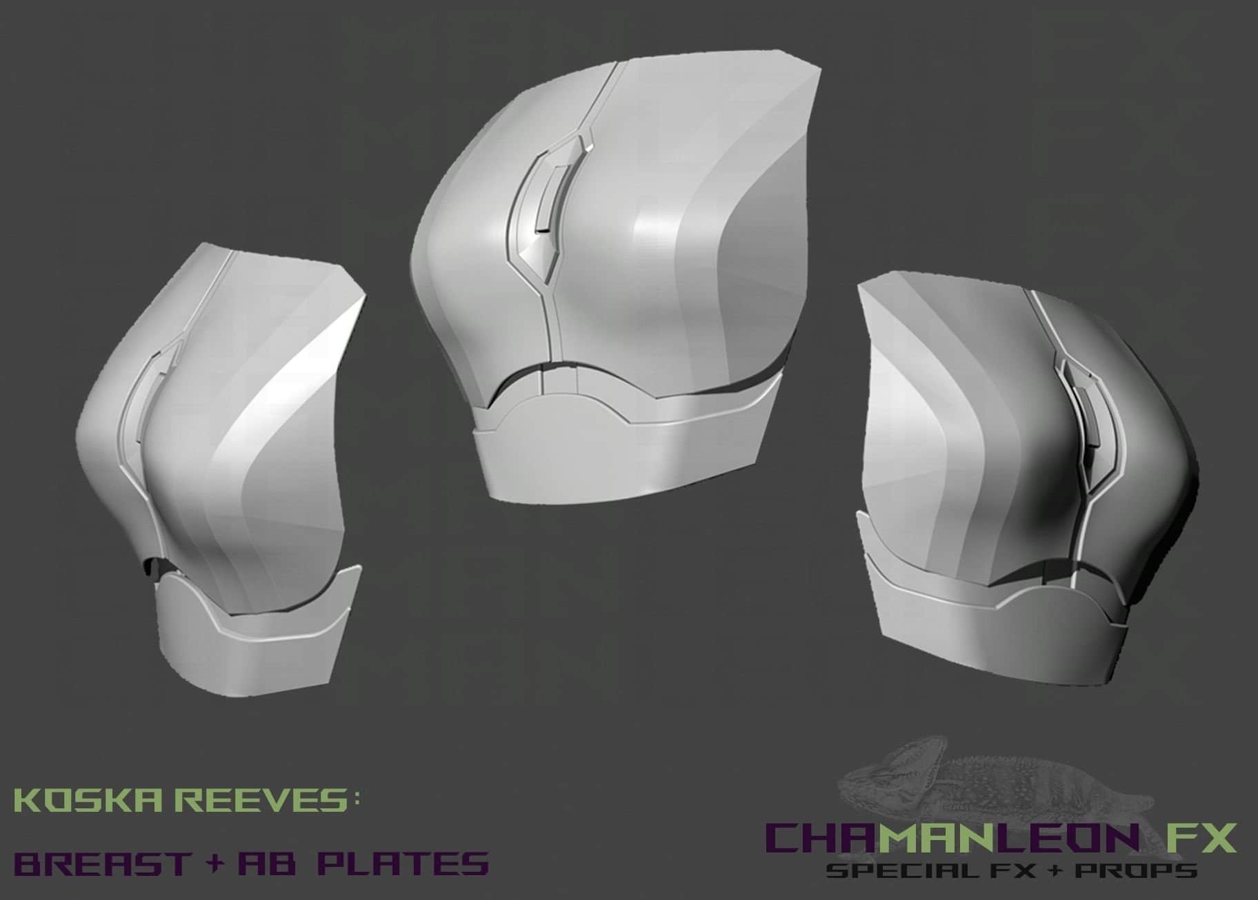 Koska Reeves Chest Armor and Ab Plate Armor Piece Made in - Etsy