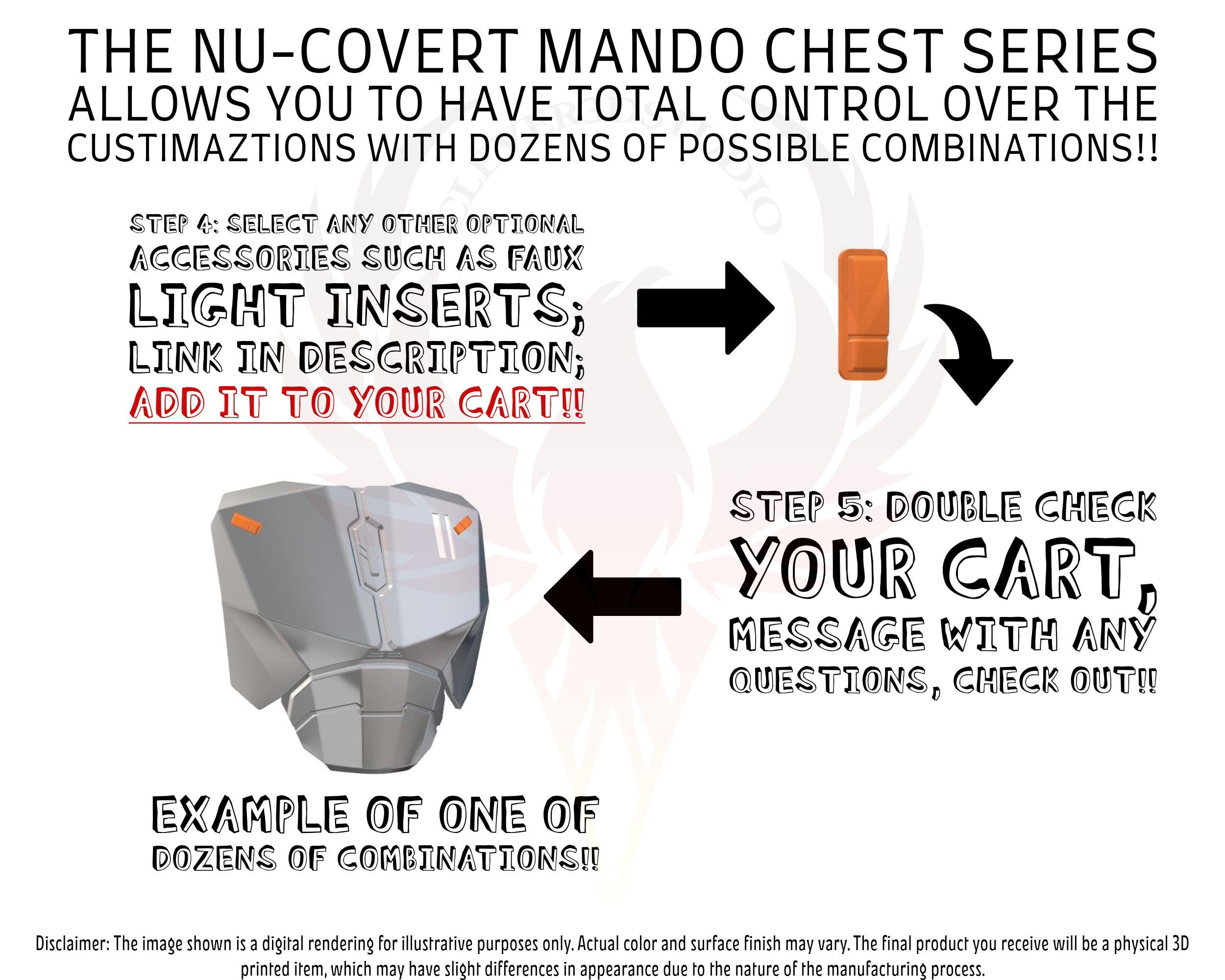 101 Make-a-mando Complete Custom Chest Armor Series, Upper Chest Plate ...