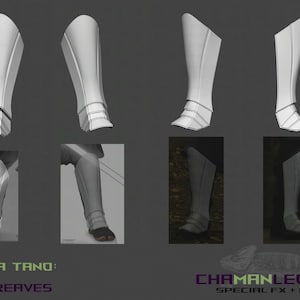 Ahsoka Tano Shin Greaves, Shin Armor, Season 1, Armor Piece, Pair Shins ...